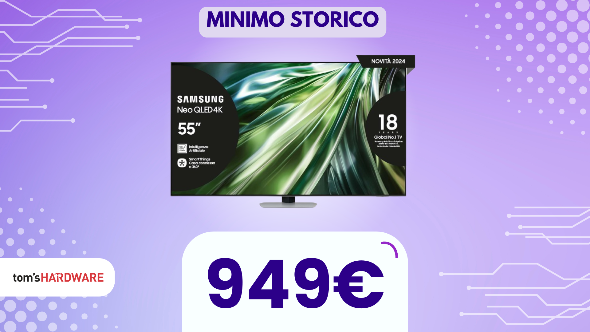 Non aspettare oltre: questa smart TV Samsung non è mai costata COSI ...