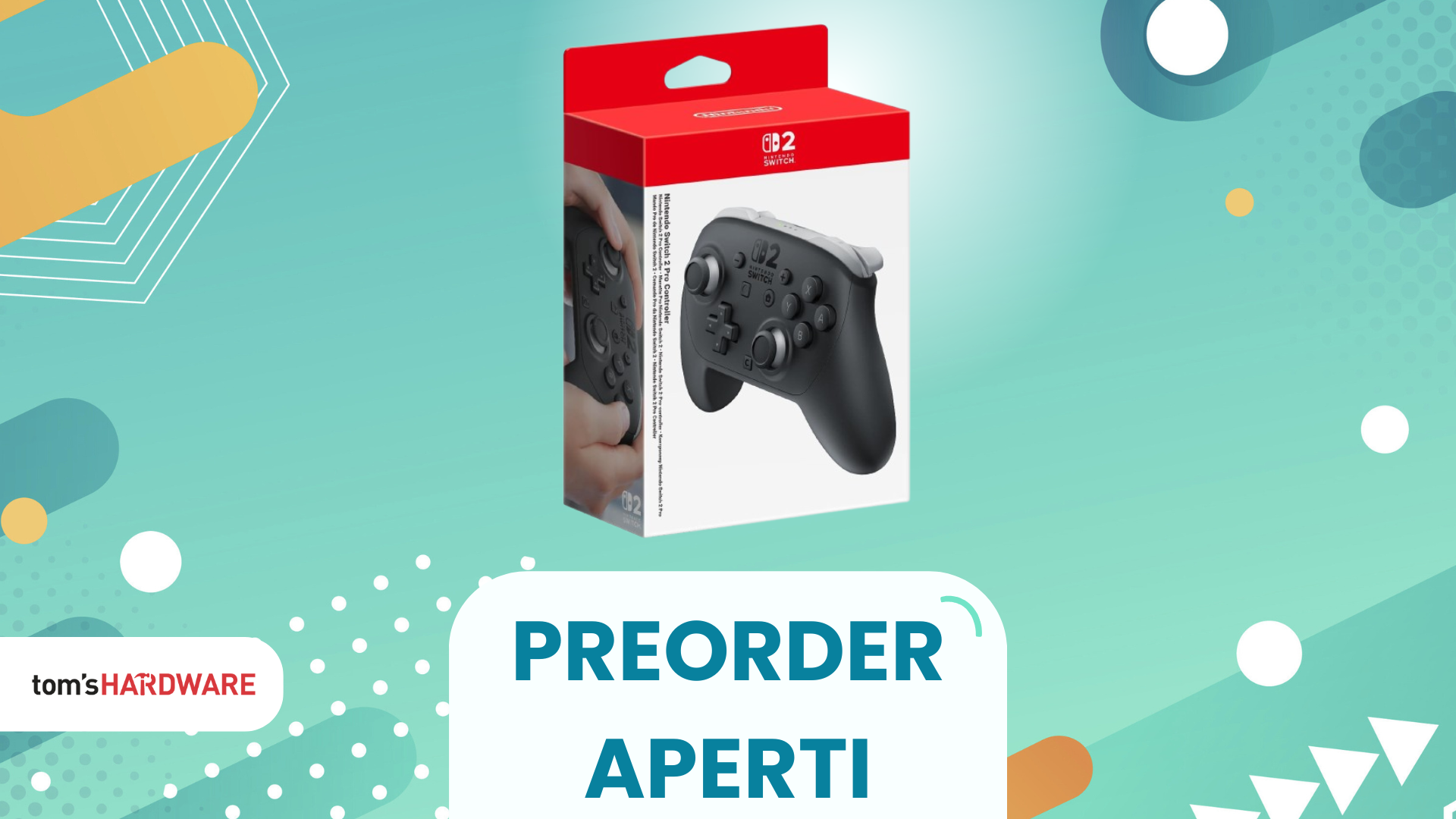 Nintendo Switch 2 Pro Controller: APERTI I PREORDER su Amazon! - Tom's ...