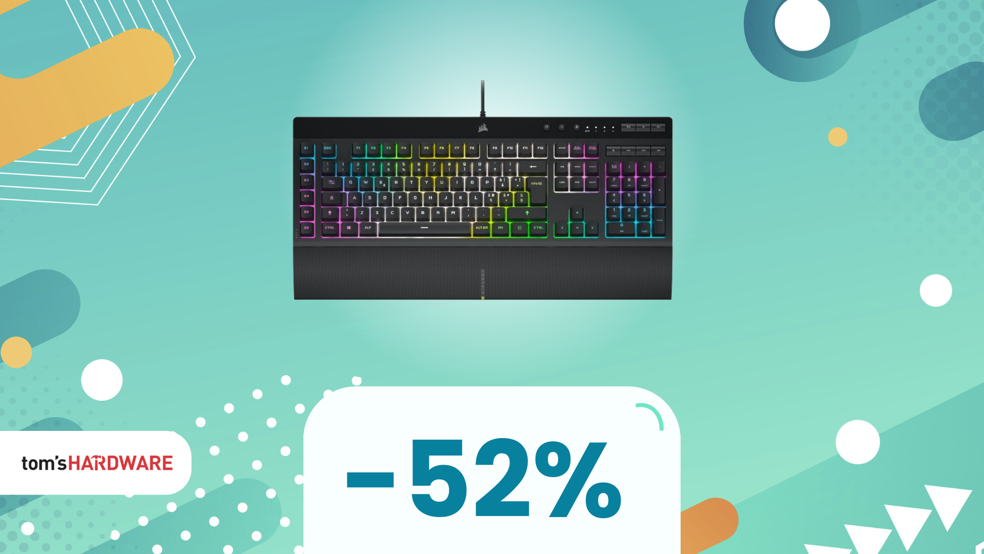 Corsair K55 RGB PRO XT: comfort e prestazioni a un PREZZO IMBATTIBILE! -52% - Tom's Hardware