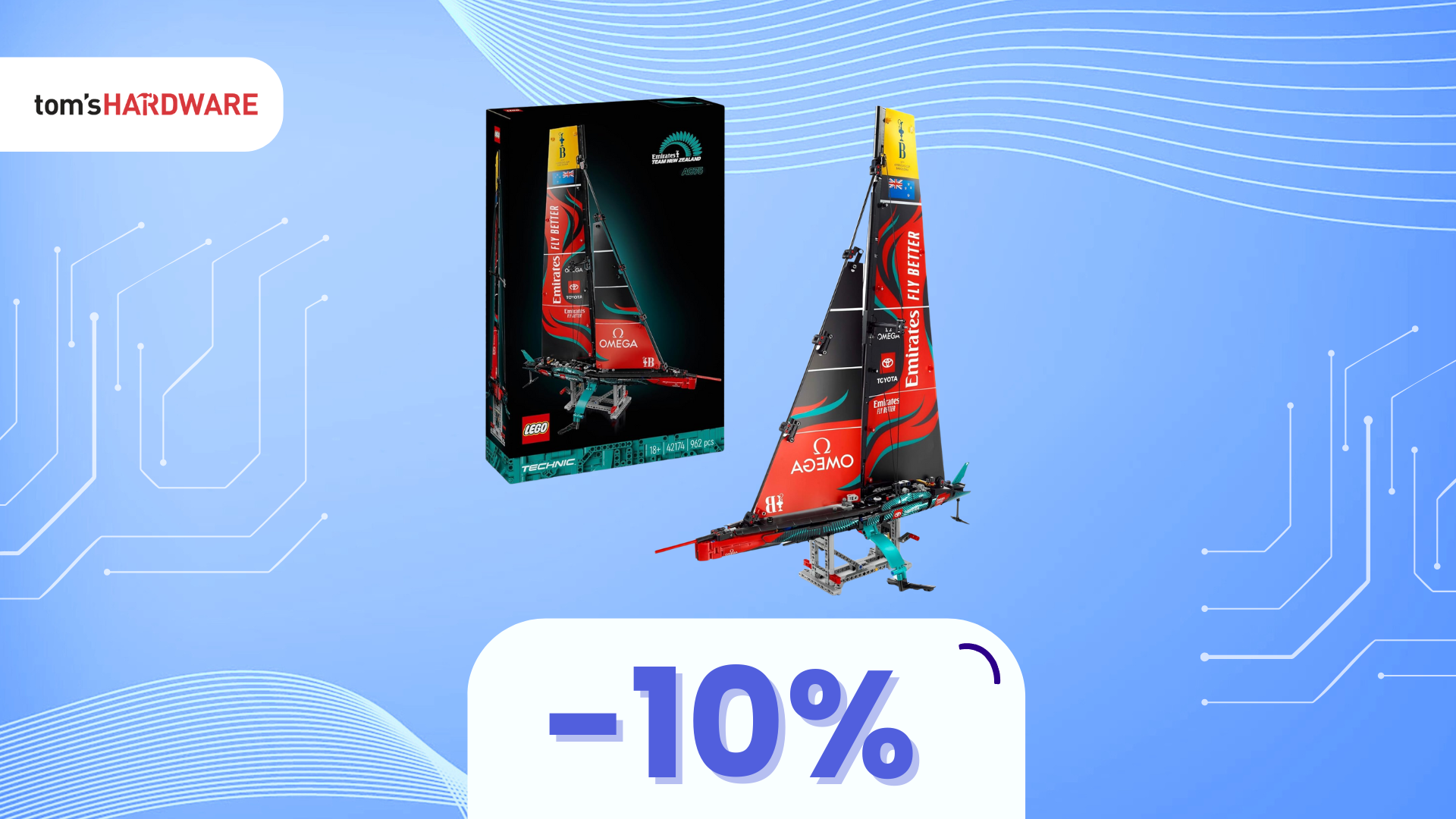 Boom di vendite per il LEGO Technic Emirates: prezzo crolla a 108 ...