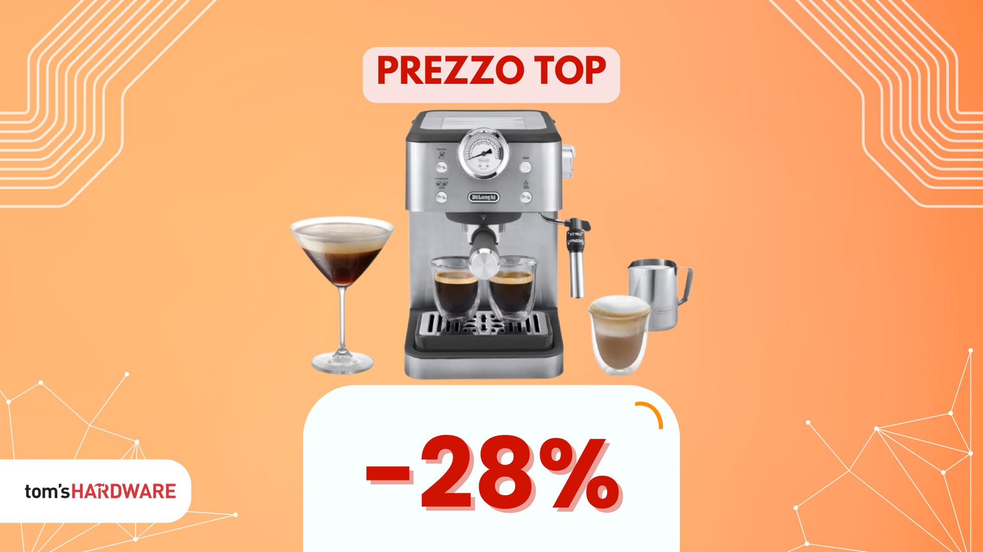 Tante funzioni in un design pulito. La De Longhi perfetta ora al -28% ...