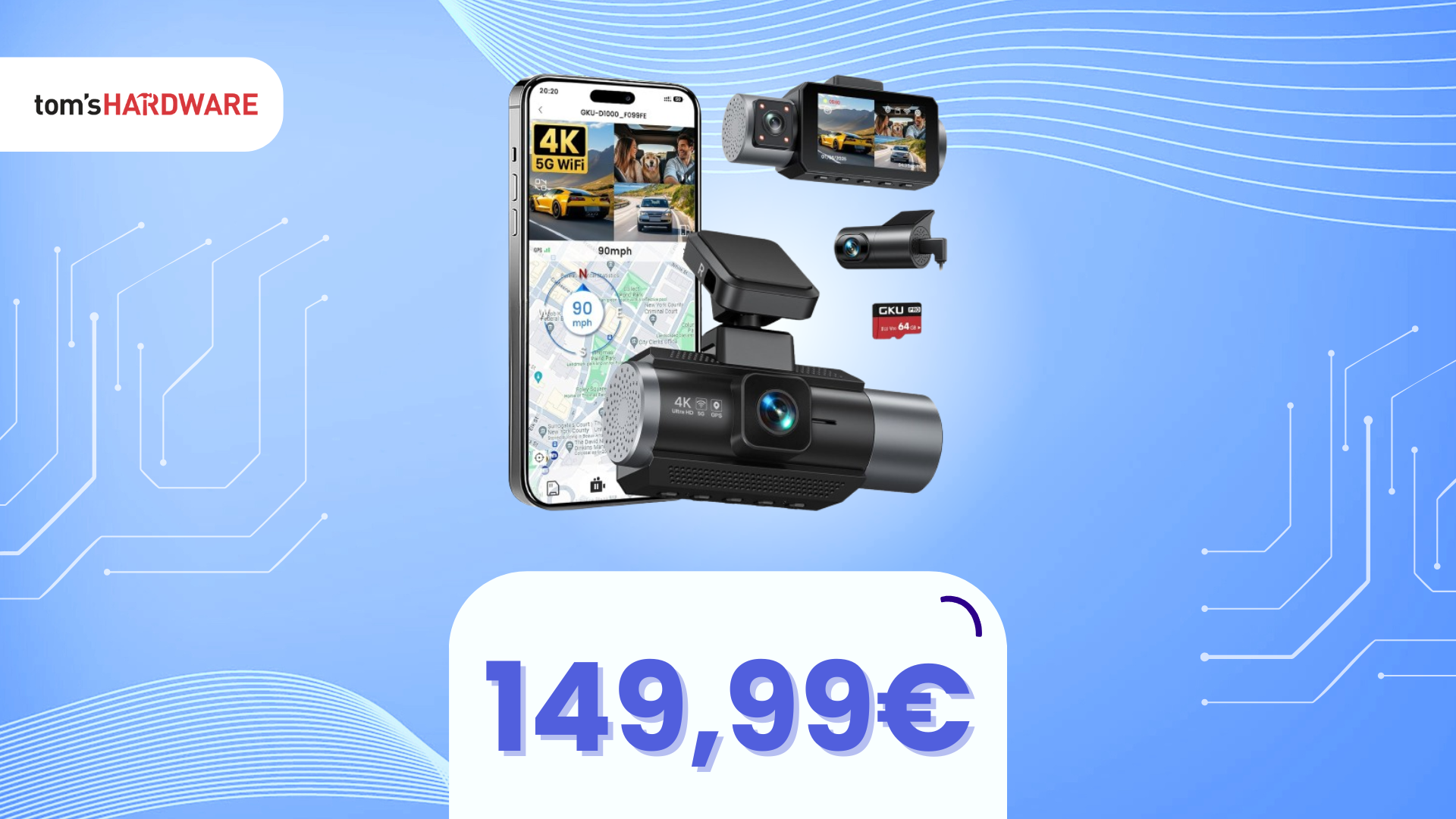 Salva ogni istante al volante con la dash cam GKU a un PREZZO MAI VISTO ...