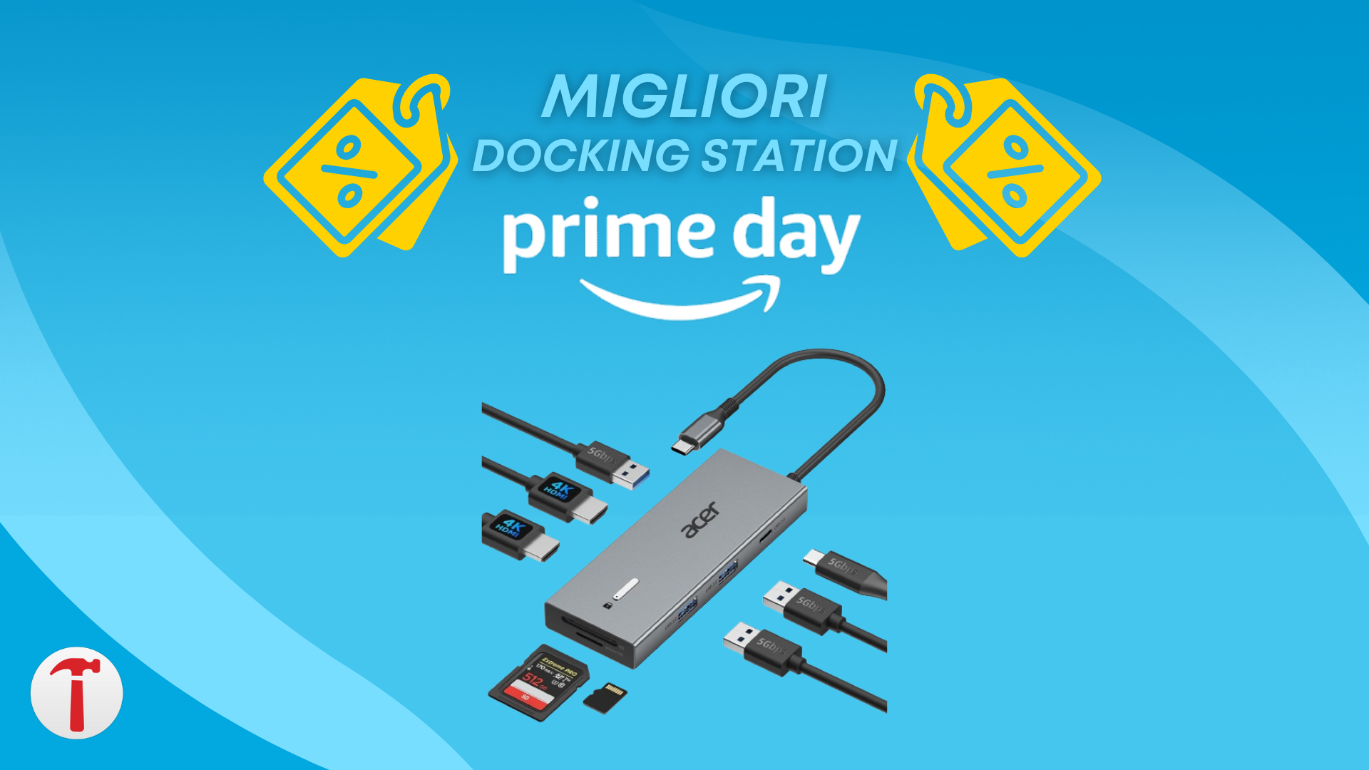 Docking station e hub USB-C in sconto: accessori utili per MacBook e PC ...