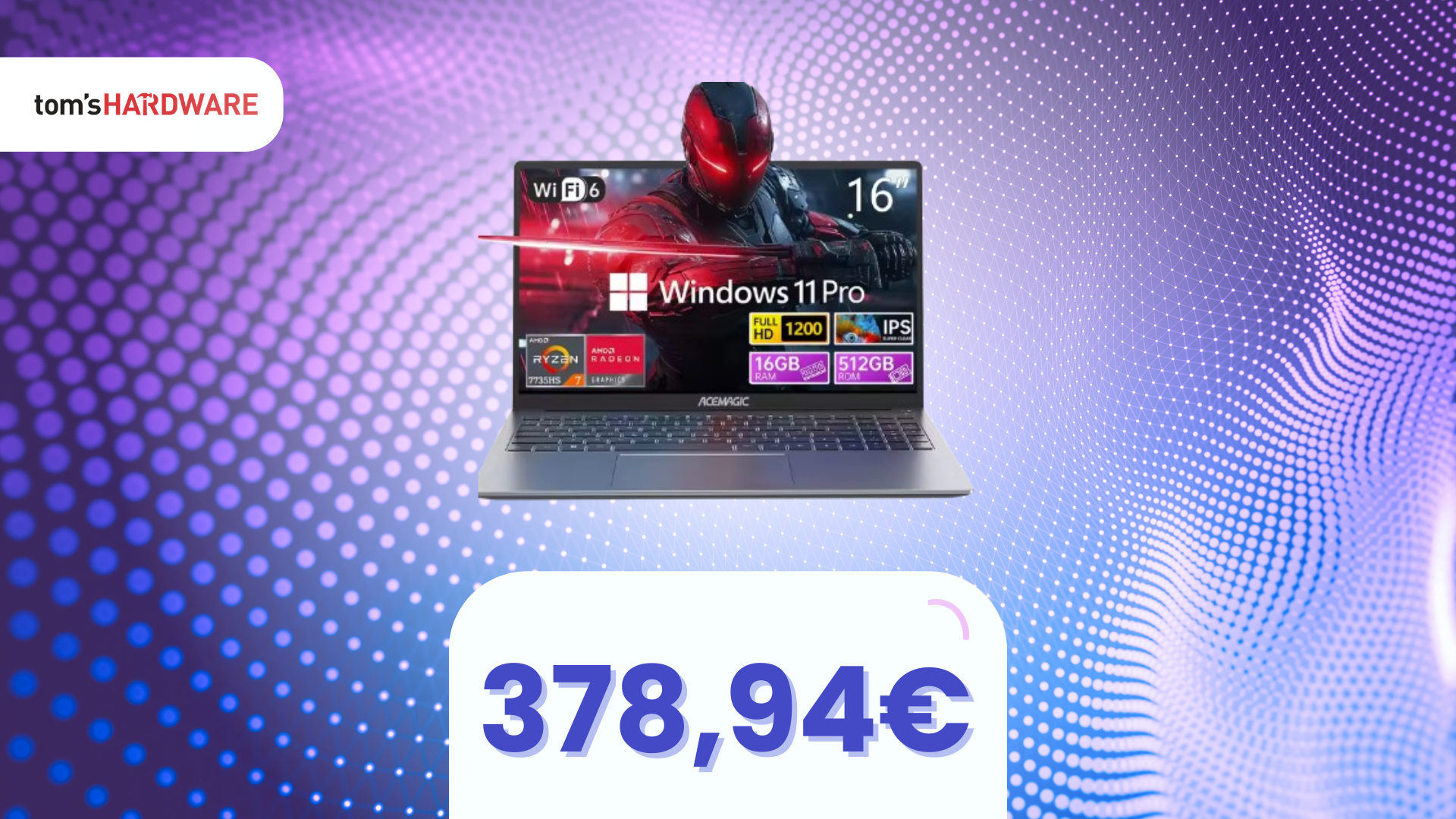 ACEMAGIC RX16 con Ryzen 7: potenza e mobilità in SUPER SCONTO! - Tom's ...