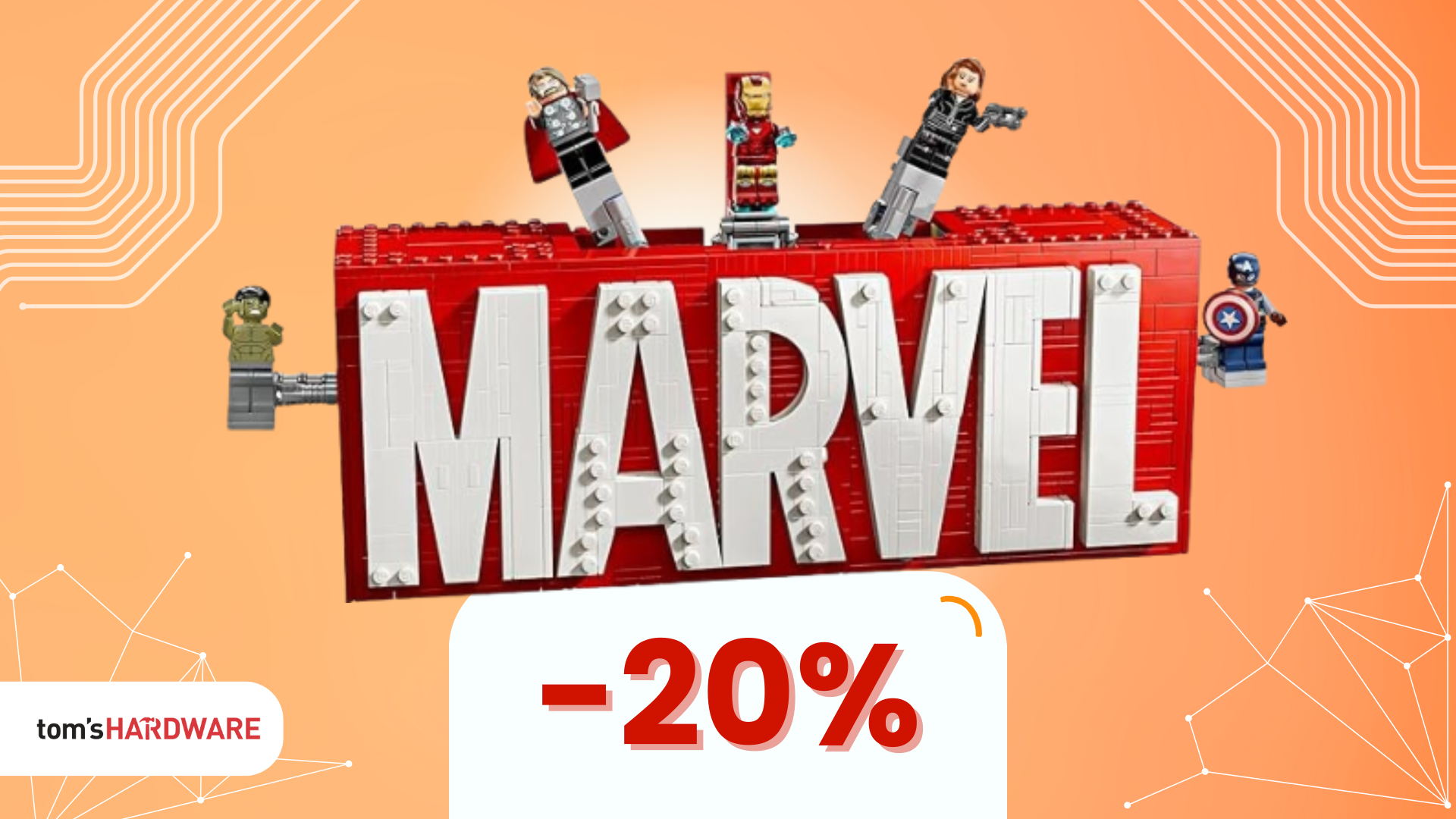 Il regalo perfetto per veri fan: logo Marvel LEGO a soli 80€! - Tom's ...