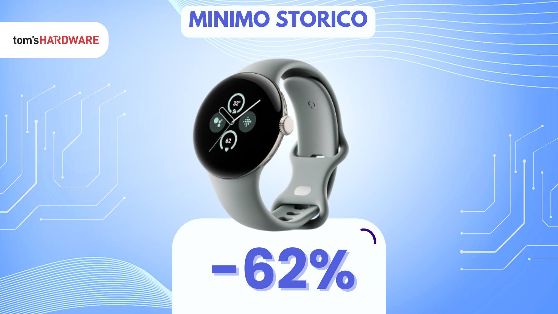 Google Pixel Watch 2 al minimo storico di 150€: oggi -62%! - Tom's Hardware