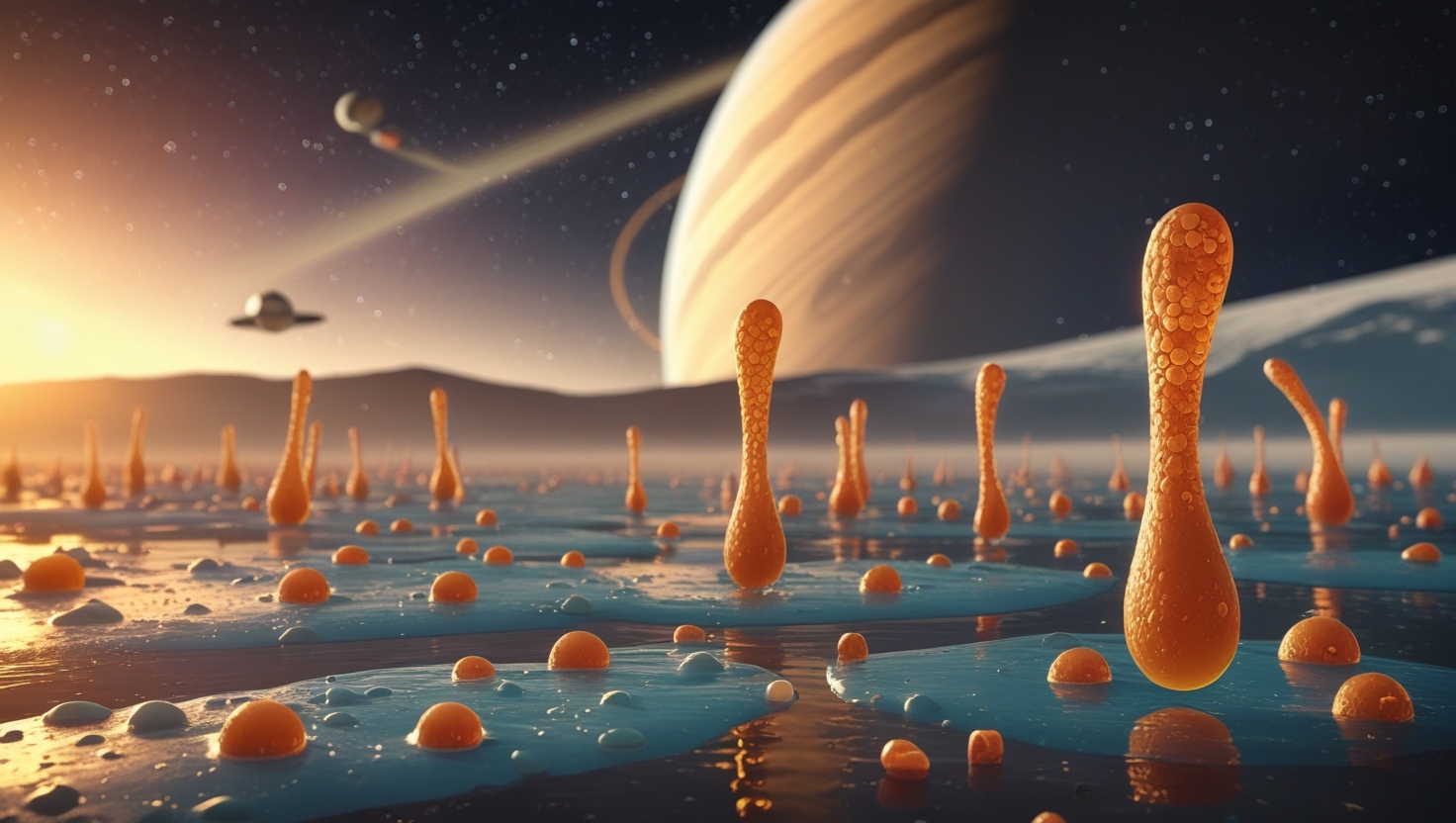 NASA, nei mari di Titano compaiono strutture simili a cellule primitive ...