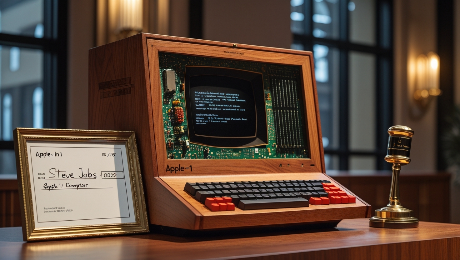 Computer Apple-1 in legno venduto per 500.000 dollari - Tom's Hardware