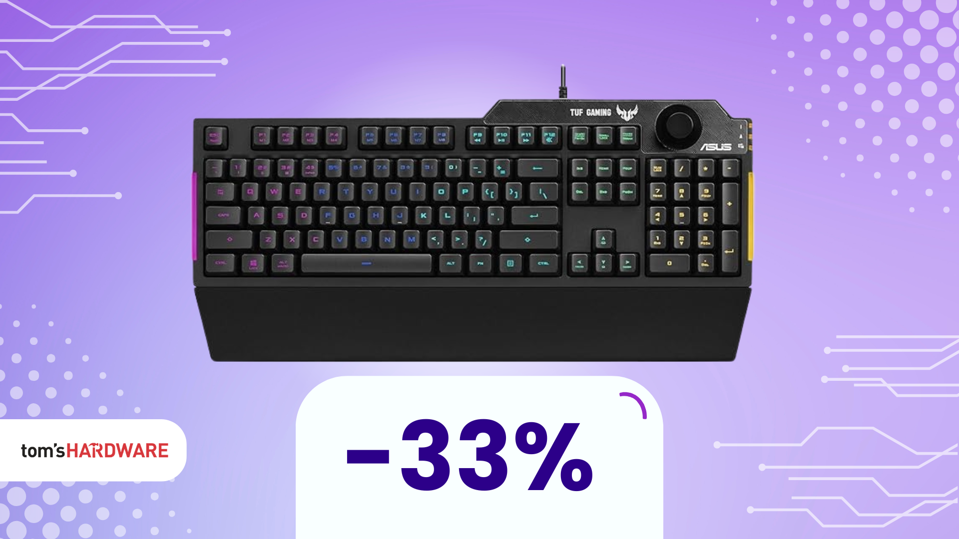 Asus TUF Gaming K1: la tastiera RGB personalizzabile a soli 40€! - Tom ...