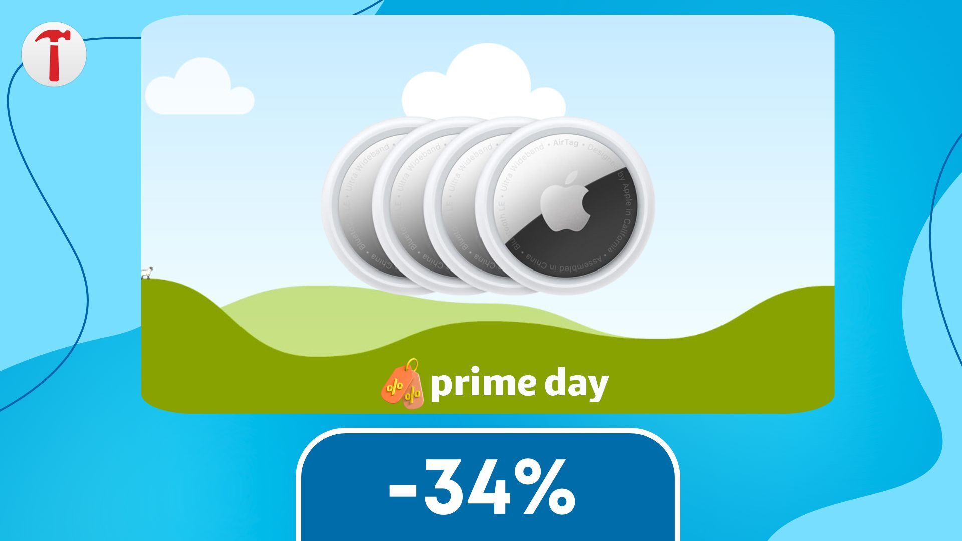 Prezzo BOMBA per le Apple AirTag confezione da 4! (-34%) - Tom's Hardware