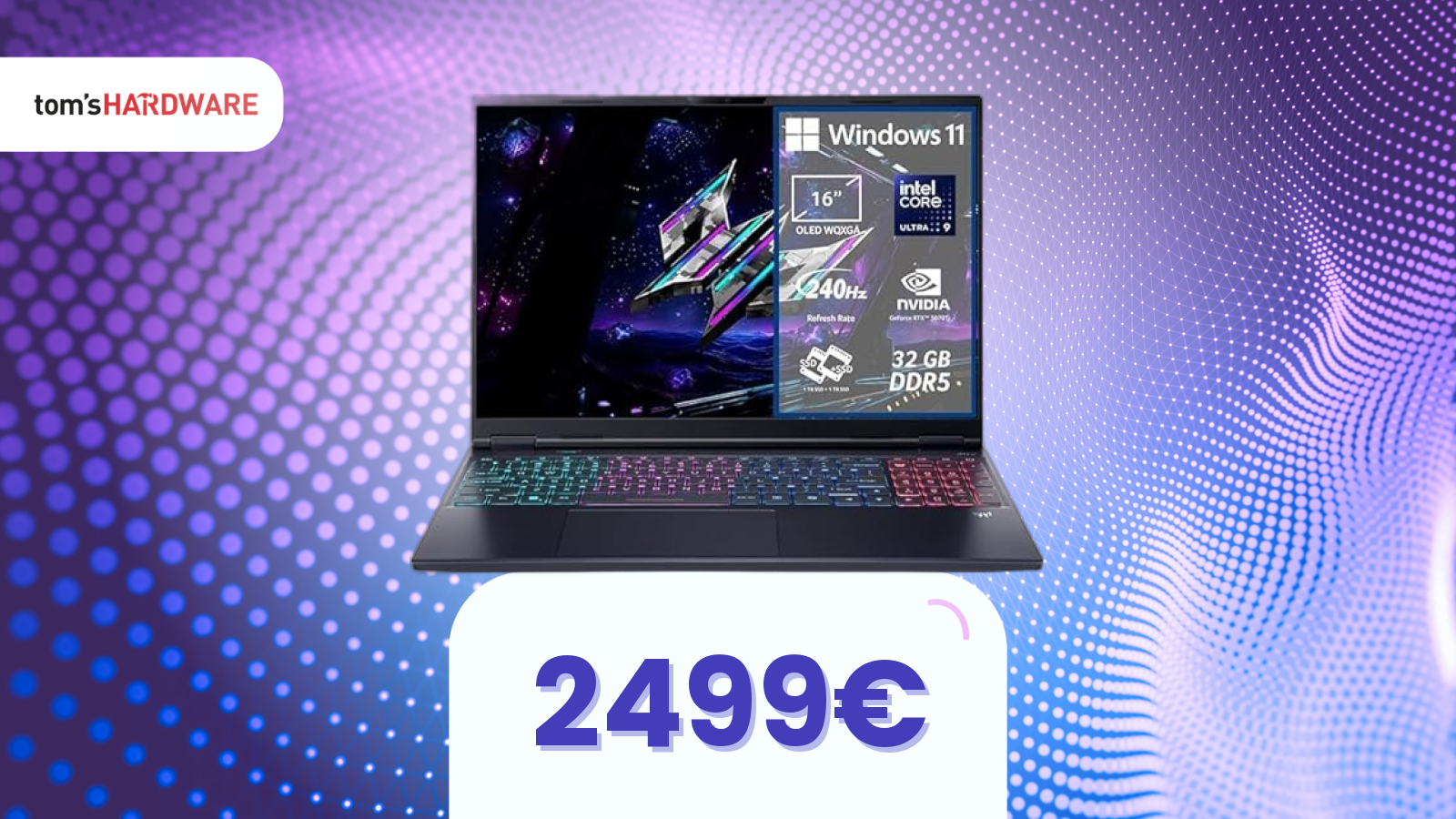 Acer Predator Helios Neo 16S potenza pro a un PREZZO SHOCK! -600€ - Tom ...