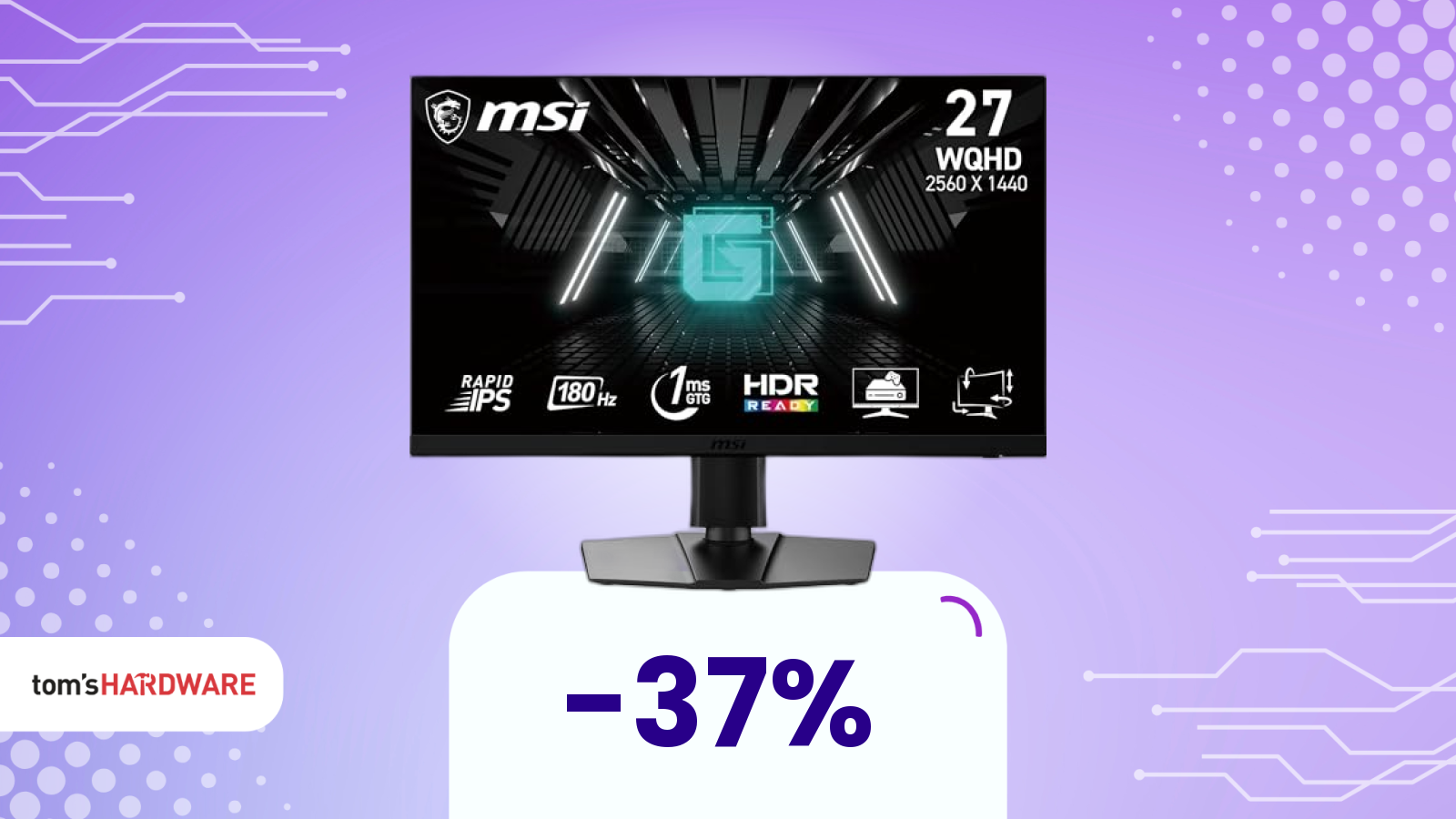 -37% sul monitor MSI: oggi lo paghi solo 189€ - Tom's Hardware