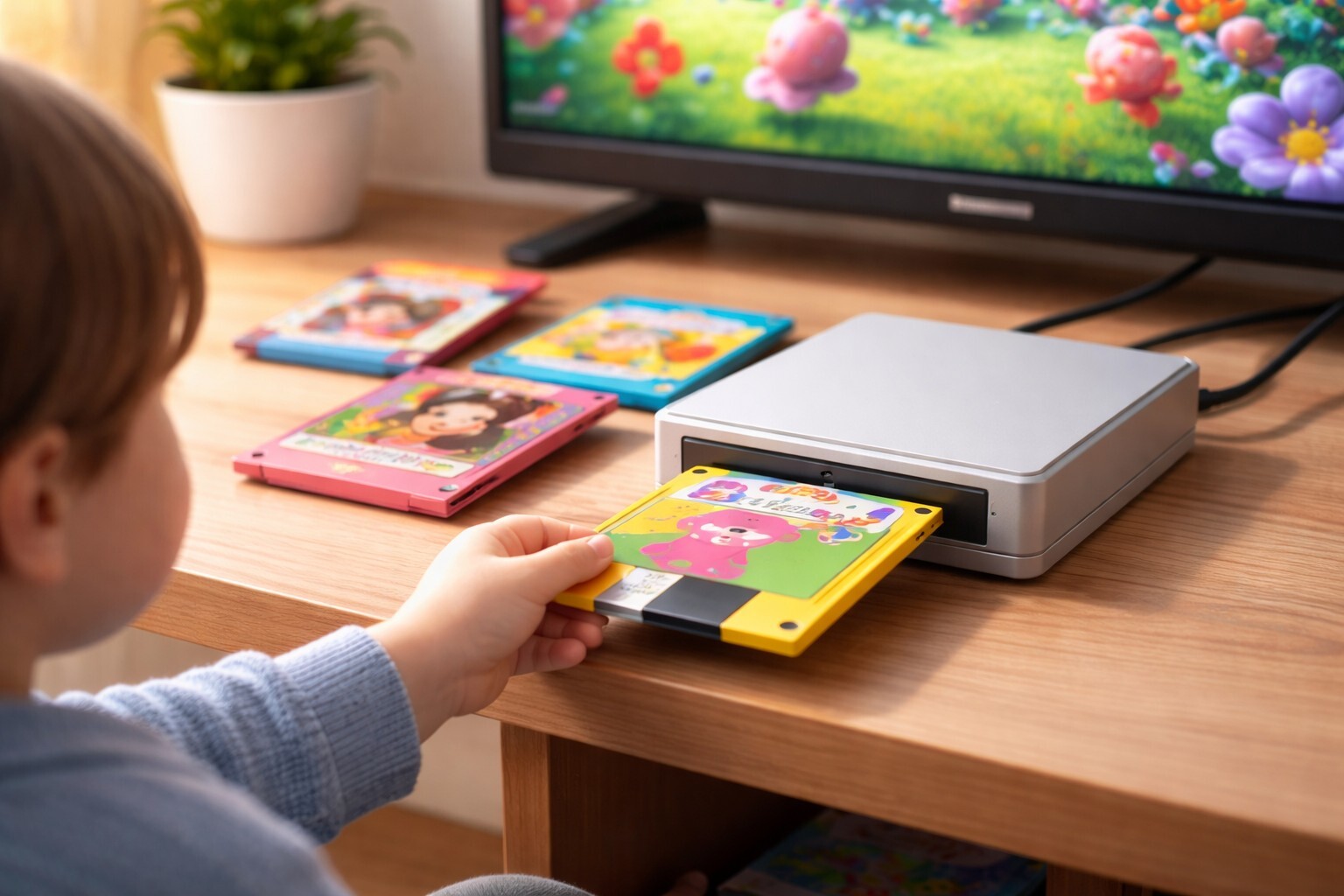 Questo papà usa i floppy disk per controllare la TV - Tom's Hardware