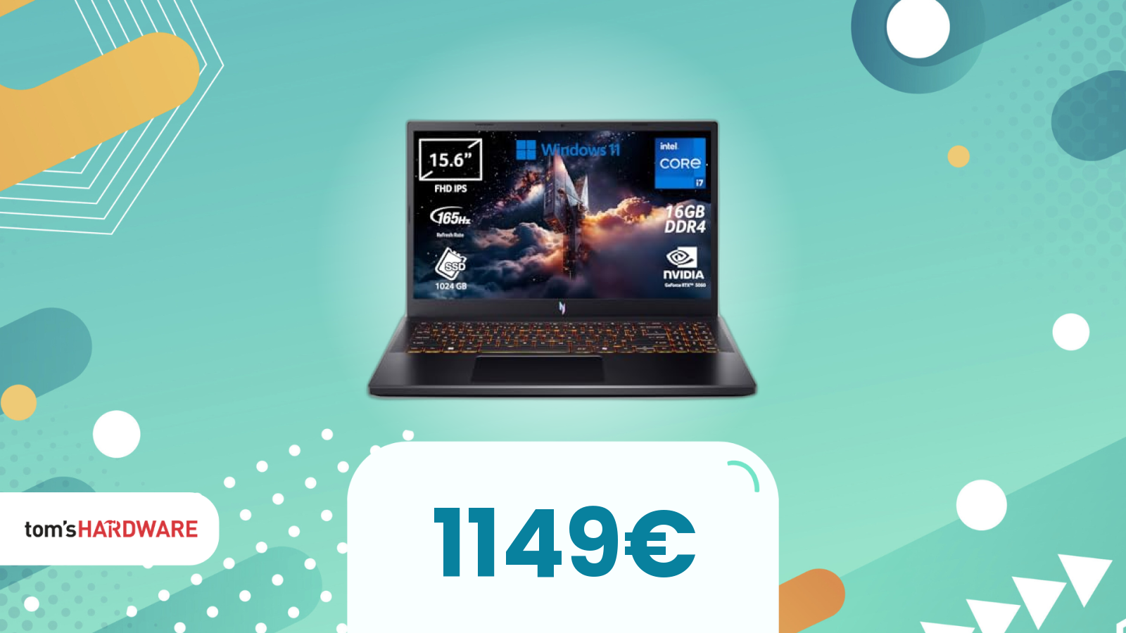 Acer Nitro da gaming: 100€ sotto il prezzo medio, gran colpo - Tom's ...