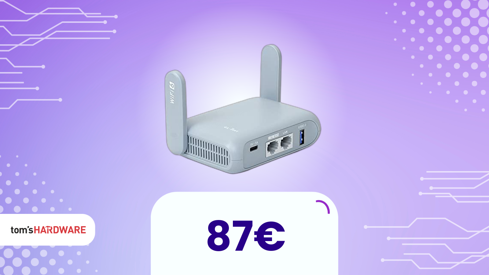 Questo router è minuscolo, funziona alla grande ed è pure in forte ...