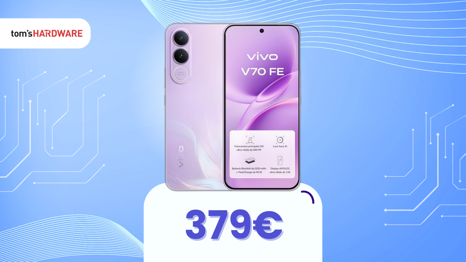 Vivo V70 FE in OFFERTA a soli 379€ su Amazon! - Tom's Hardware