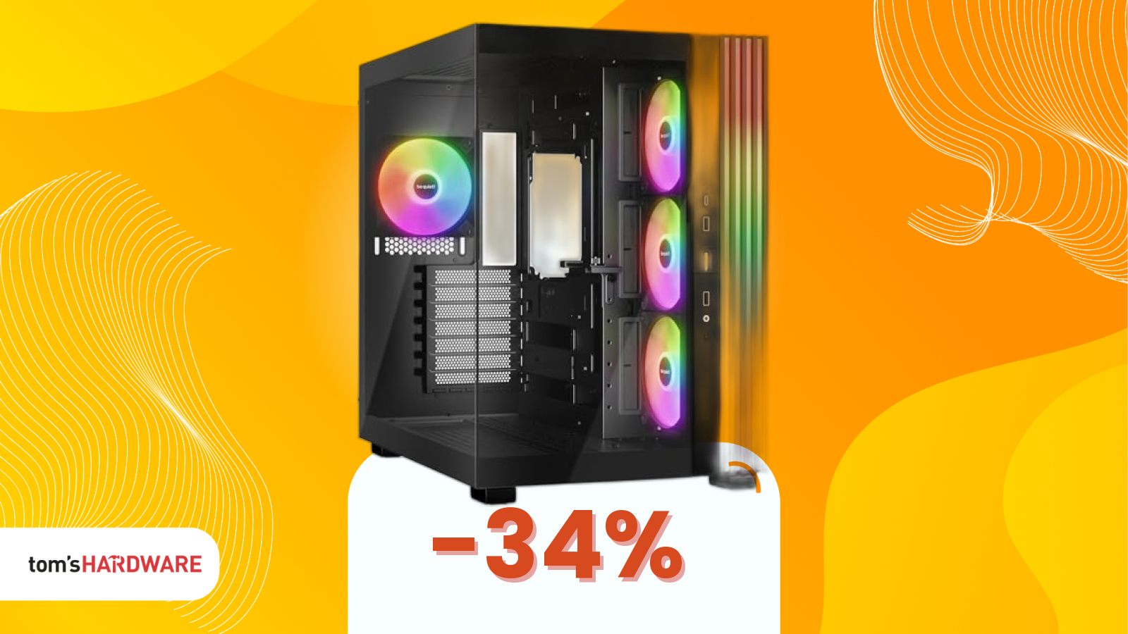 Il case ARGB di be quiet! che tutti vogliono ora costa 77€ in meno ...