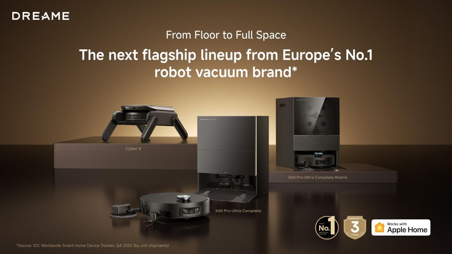 Dreame rivoluziona la pulizia domestica: robot che sale le scale (e non ...
