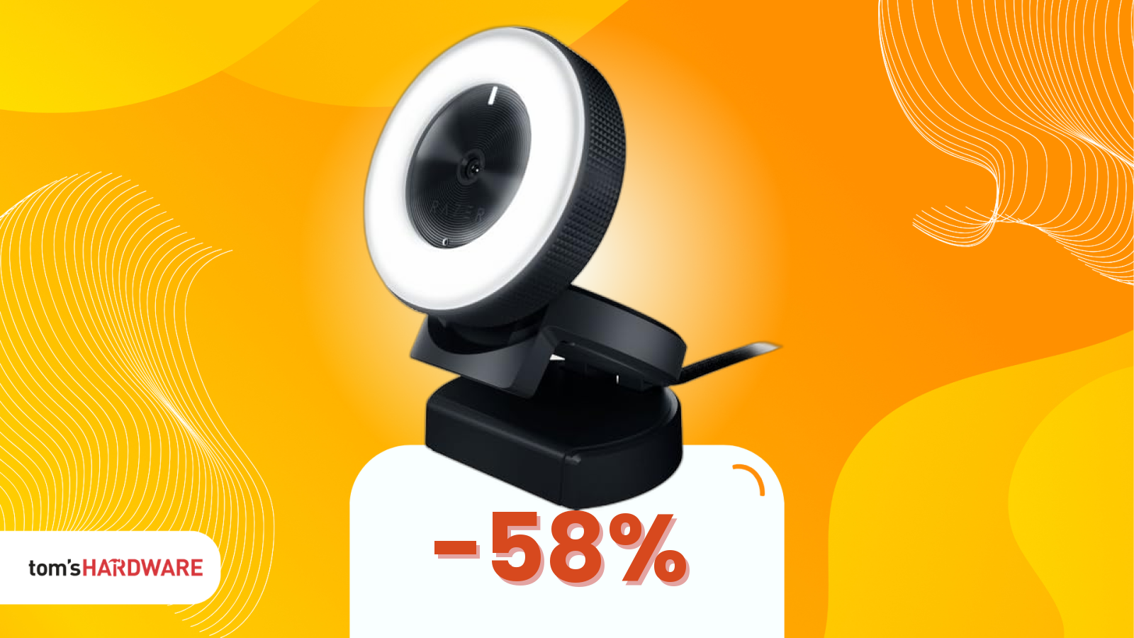 Razer Kiyo a 46€: webcam con ring light per streaming e call più pulite ...