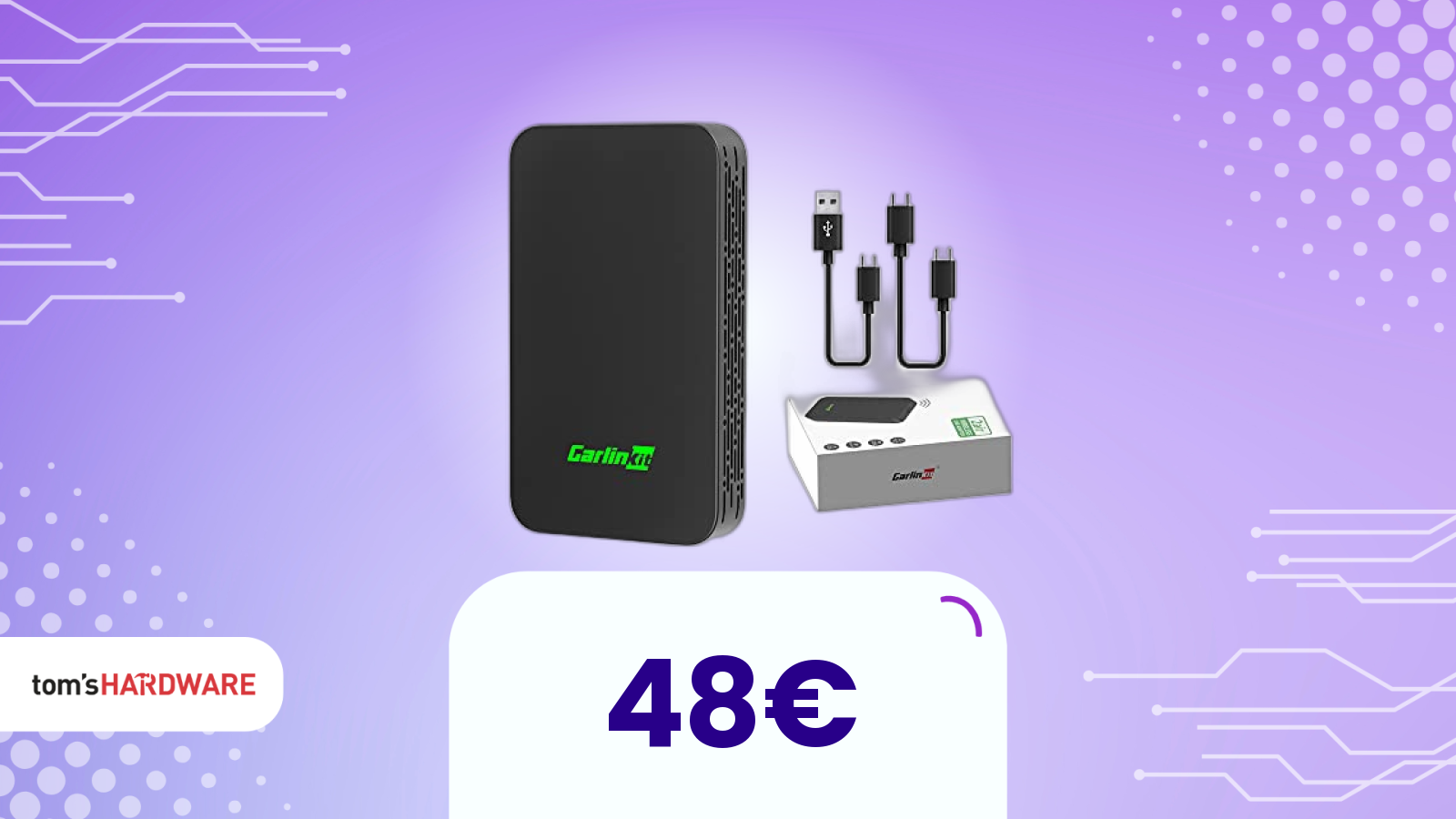 Carlinkit 5.0 porta CarPlay e Android Auto wireless sotto i 50€ - Tom's ...