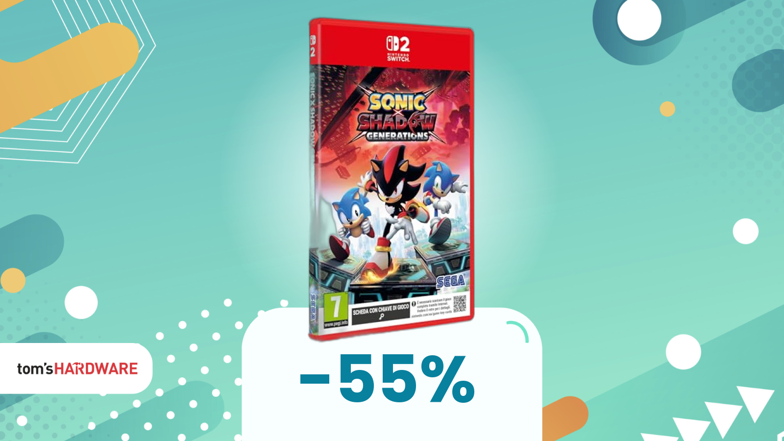 Sonic per Switch 2: prezzo in picchiata del 55% su Amazon - Tom's Hardware