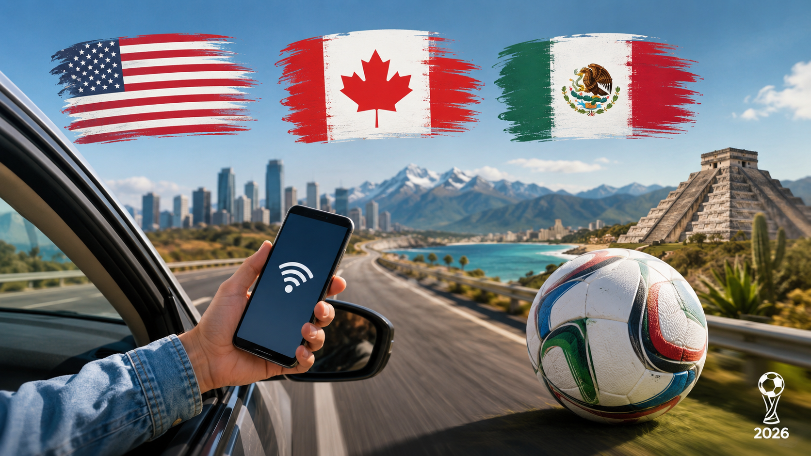 Mondiali 2026 on the road: come avere internet sempre attivo tra USA ...