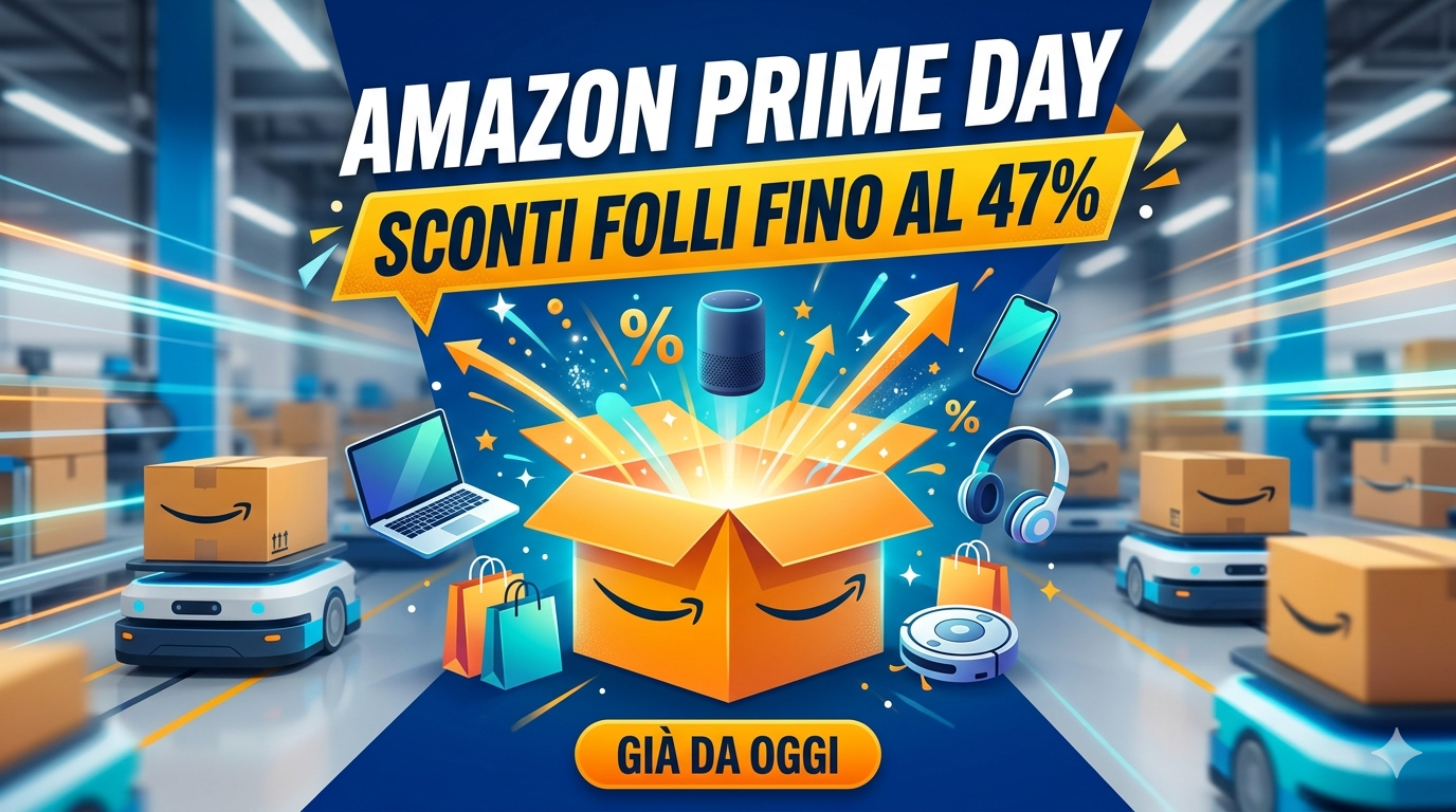 Amazon Prime Day 2026 al via: sconti folli fino al 47% già da OGGI ...
