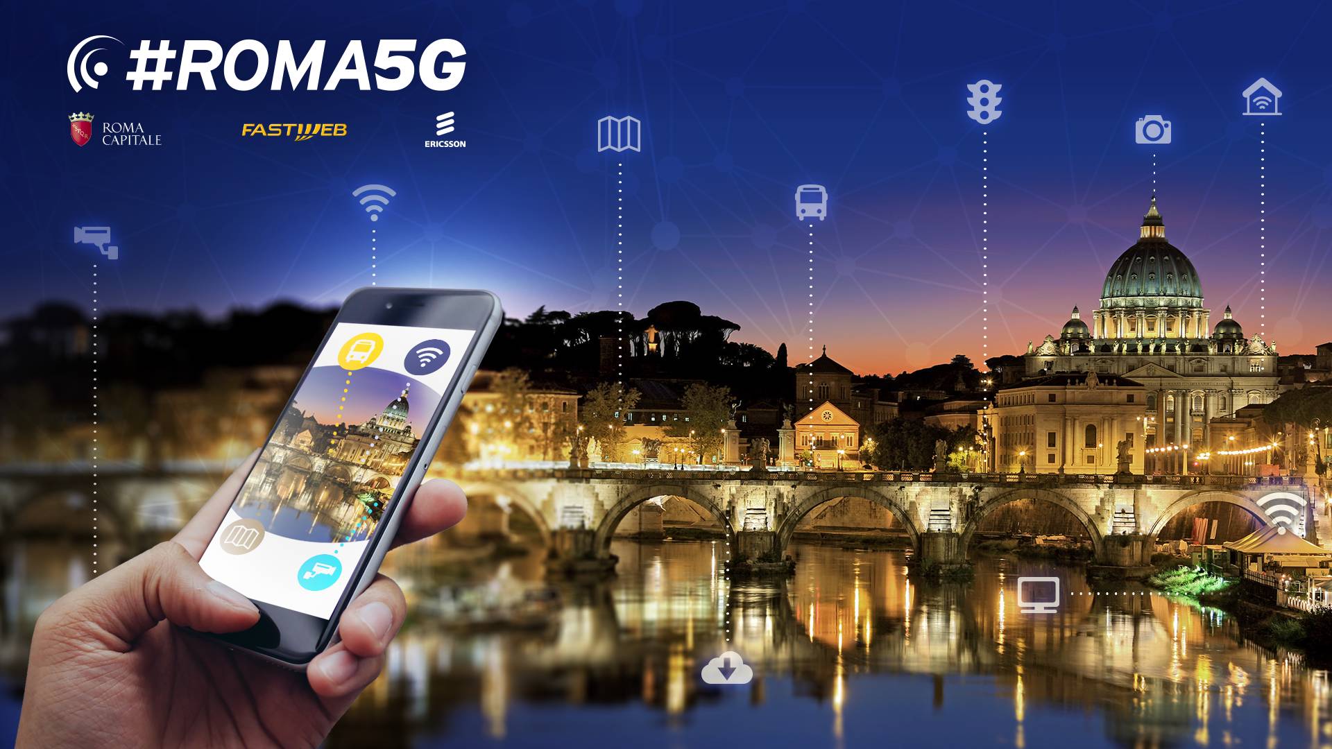 #Roma5G, la rete 5G di Fastweb e Ericsson porta realtà virtuale e ...