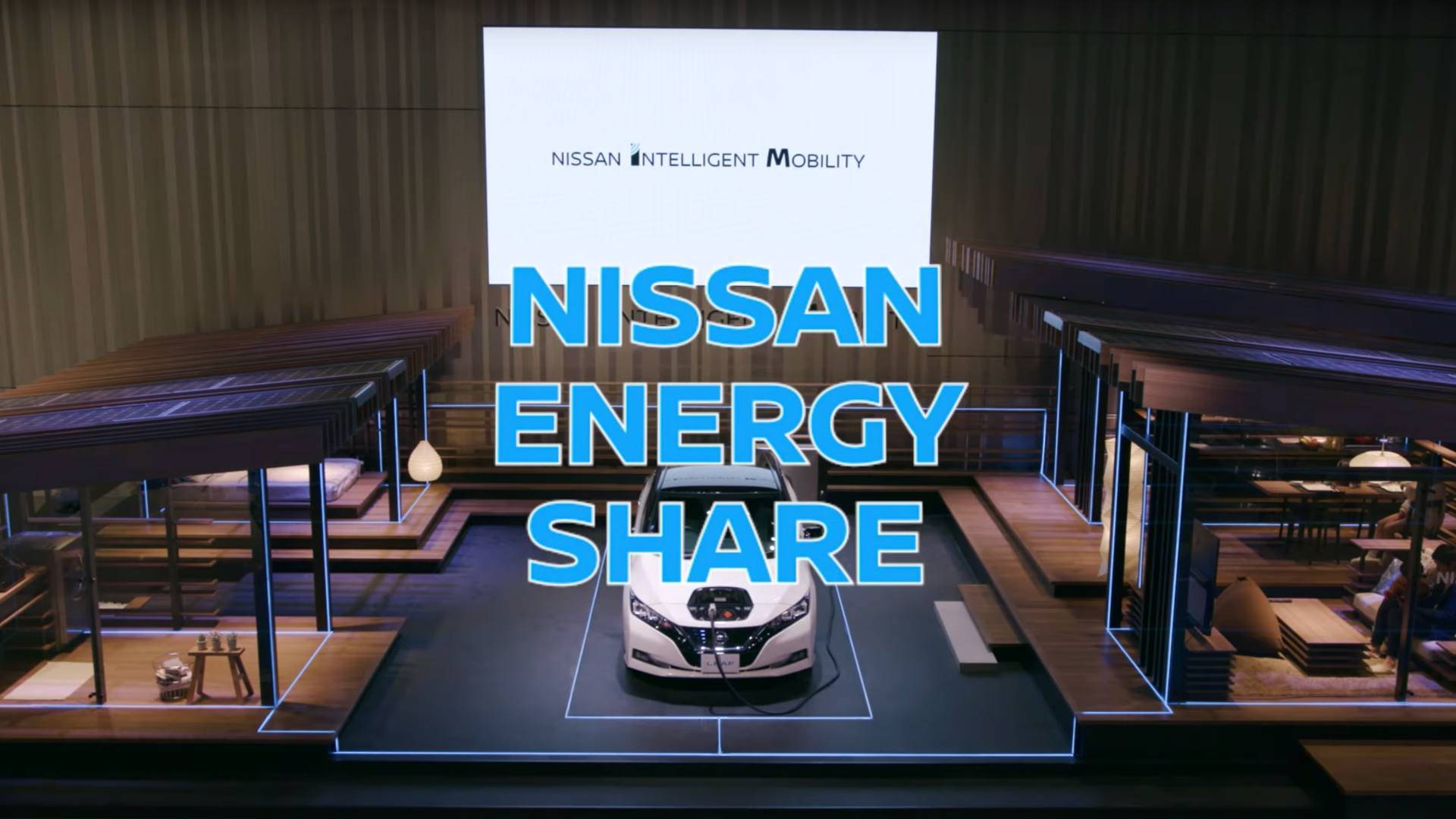 Nissan Leaf per alimentare i dispositivi di un appartamento smart. La ...