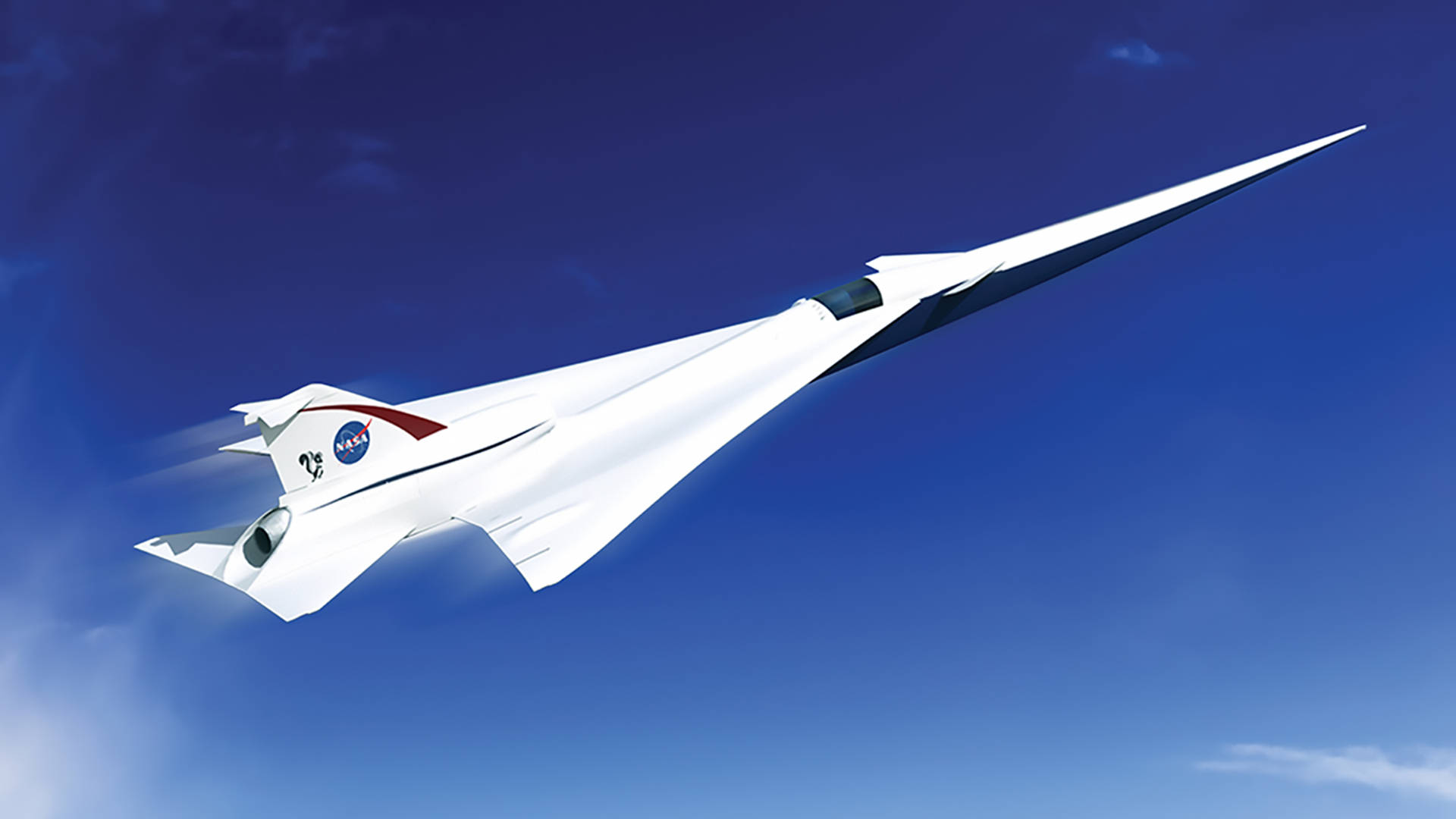 L'aereo supersonico della NASA ha un display 4K al posto del parabrezza ...