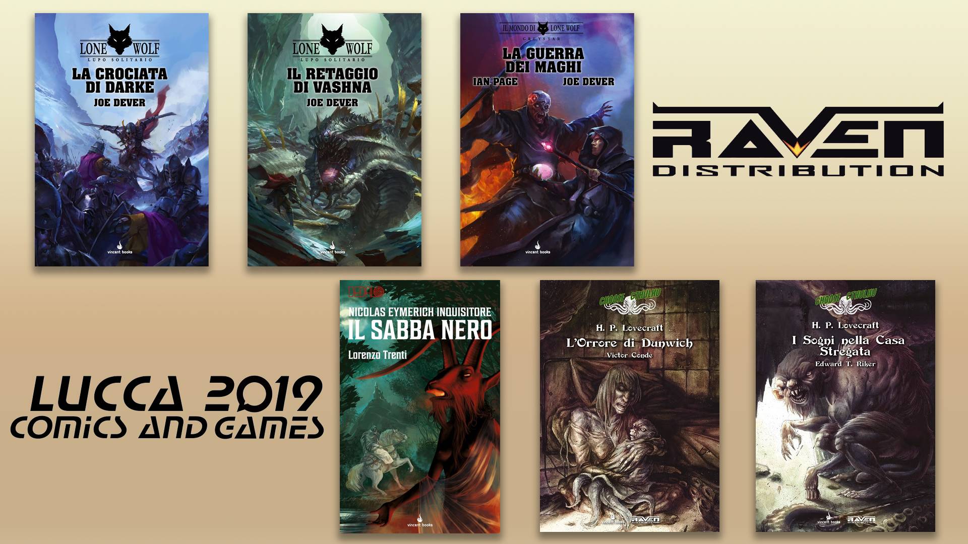 Raven Distribution: l'invasione dei librigame a Lucca Comics & Games ...