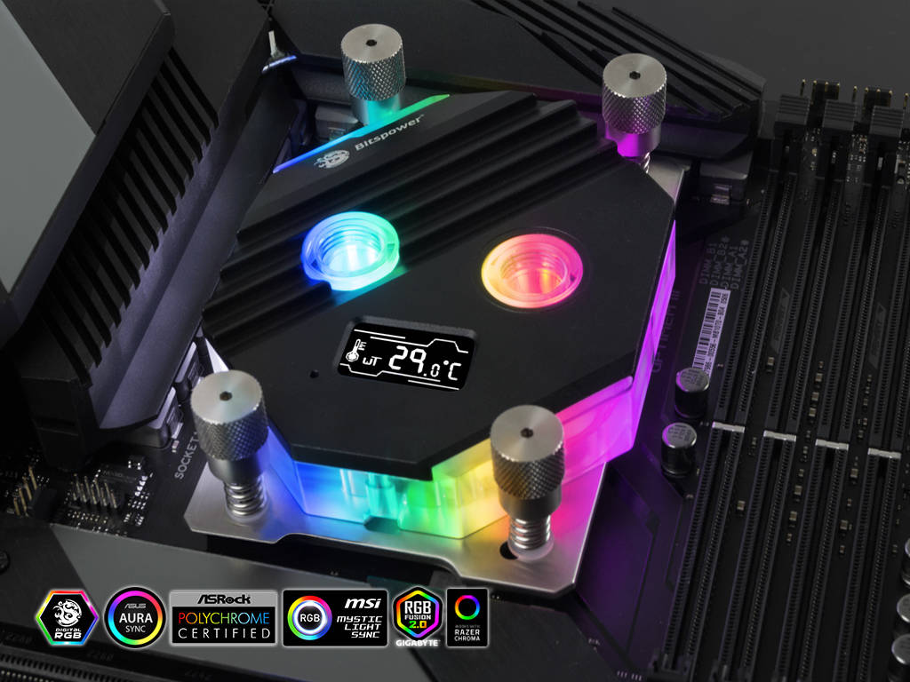 Summit M, da Bitspower un waterblock con OLED per CPU Intel e AMD - Tom's Hardware