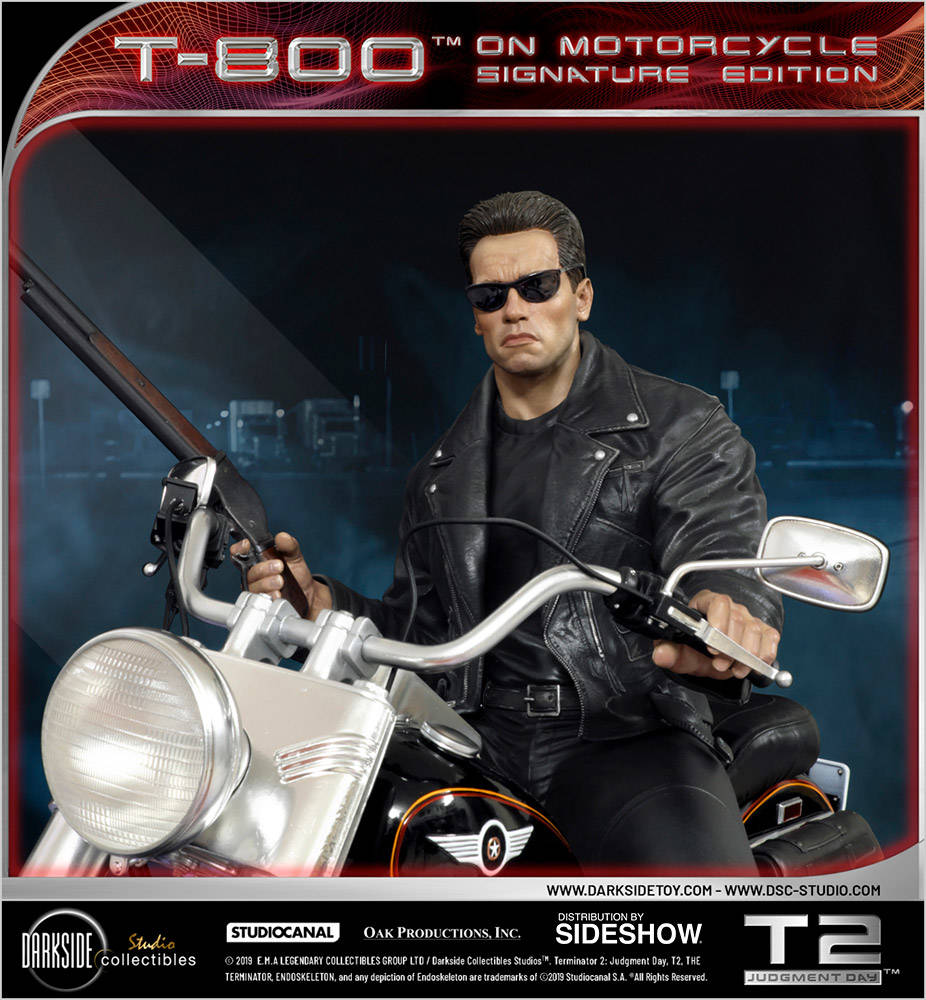 T-800 da Terminator 2, la gigantesca replica 1/4 sulla moto - Tom's ...