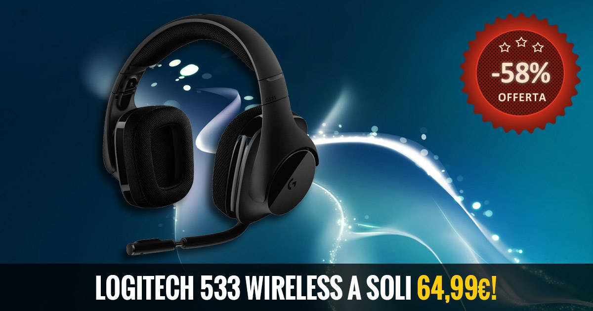 Super offerta! Cuffie Logitech 533 wireless al prezzo più basso di ...