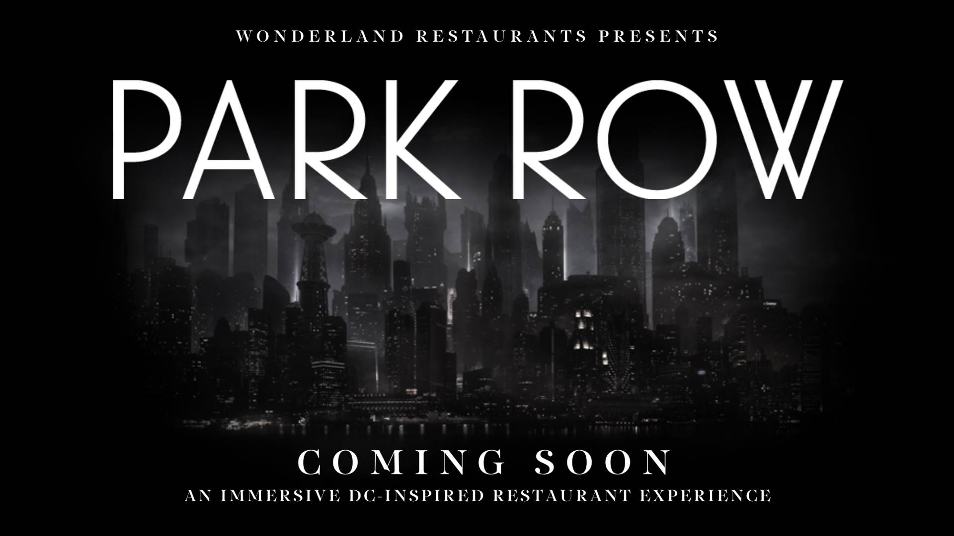 Park Row: a Londra aprirà il ristorante immersivo di Batman - Tom's ...