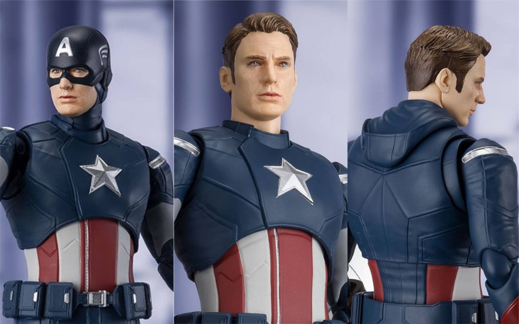 Captain America (Avengers Endgame Cap vs Cap) di Tamashii Nations - Tom ...