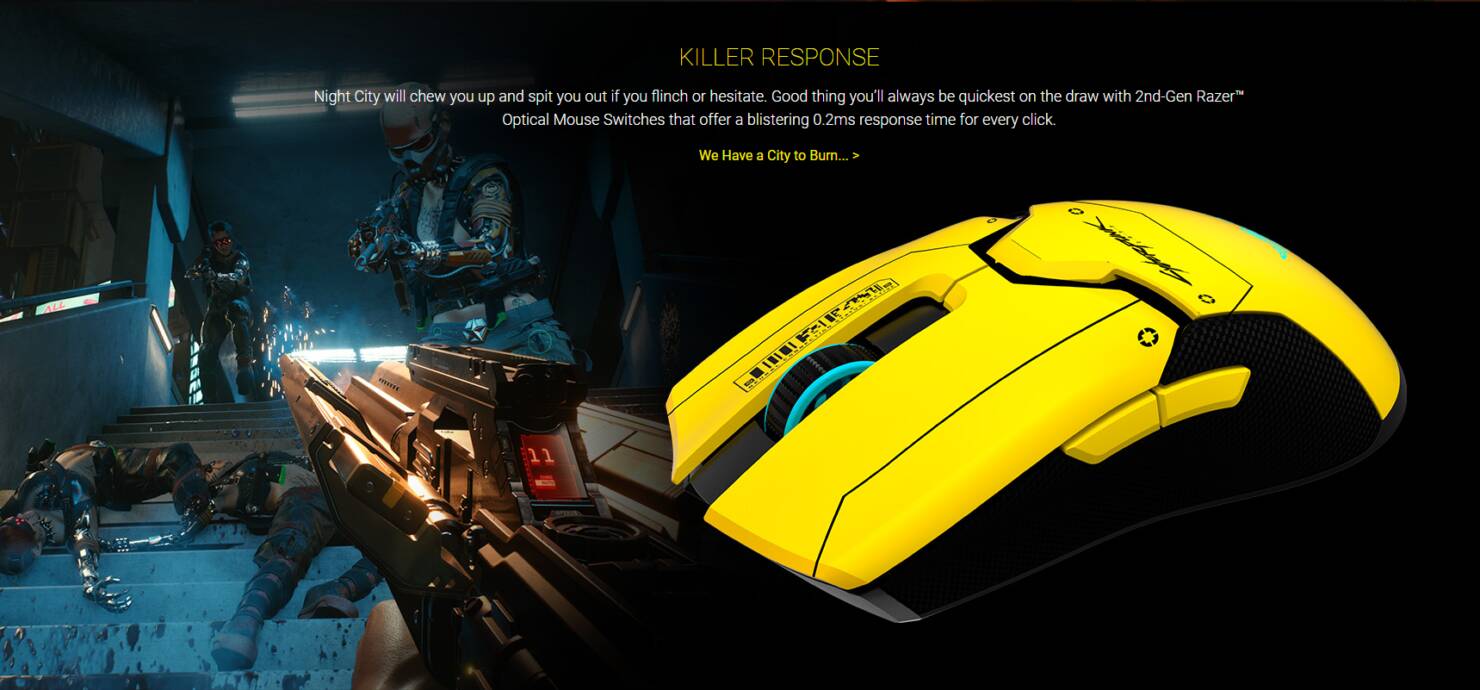 Razer Viper Ultimate Cyberpunk 2077 Edition, il mouse perfetto per ...