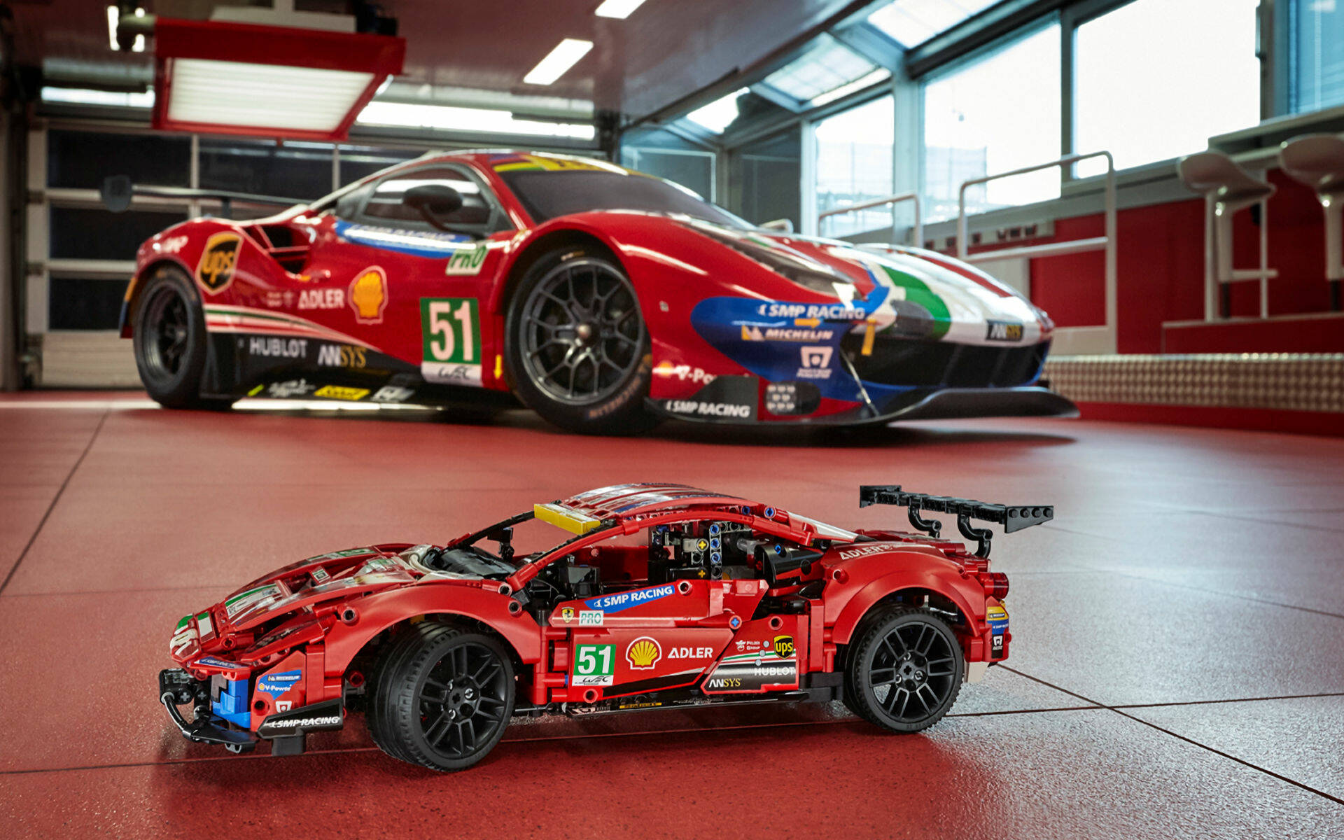 LEGO Technic: il nuovo set LEGO Technic Ferrari 488 GTE “AF CORSE #51 ...