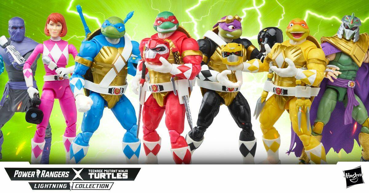 Power Rangers X Teenage Mutant Ninja Turtles, le action figure - Tom's ...