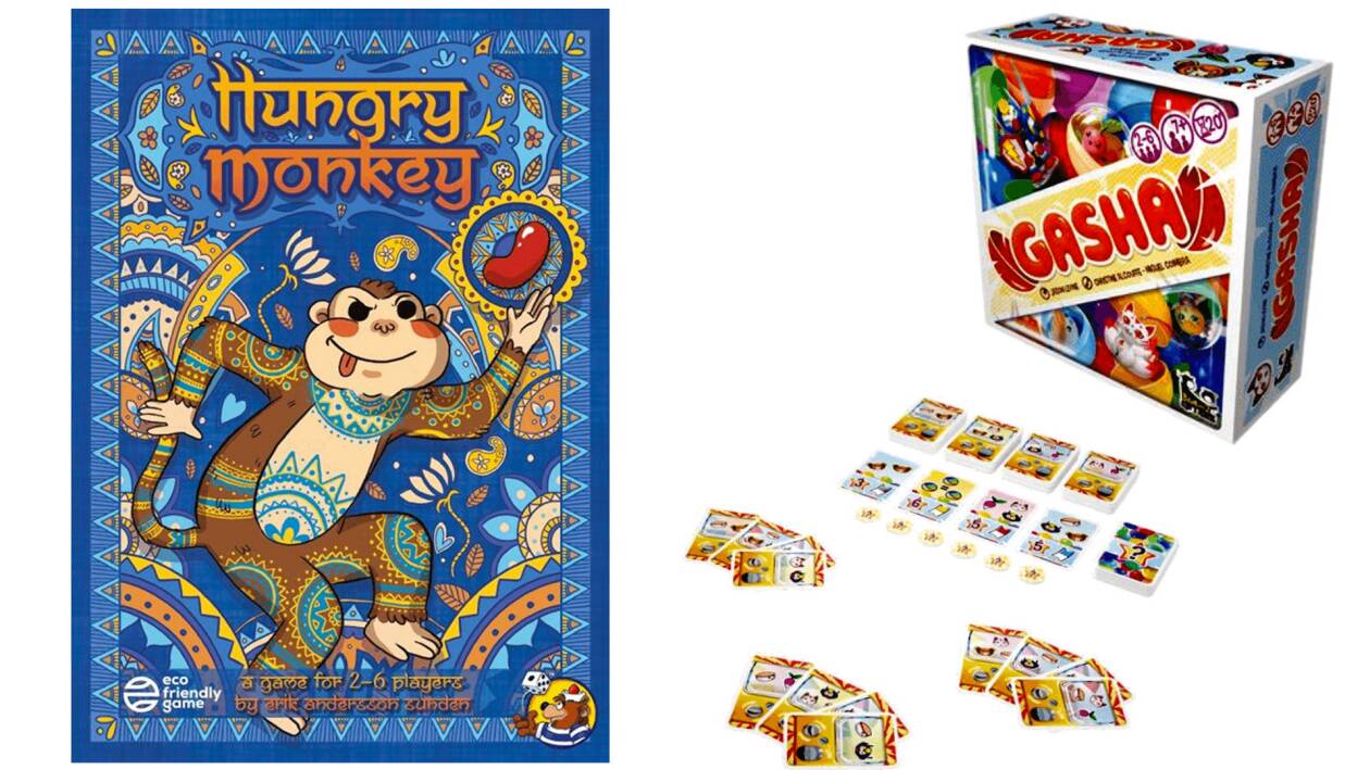 Hungry Monkey e Gasha: in arrivo le novità giochi in scatola Studio Supernova - Tom's Hardware