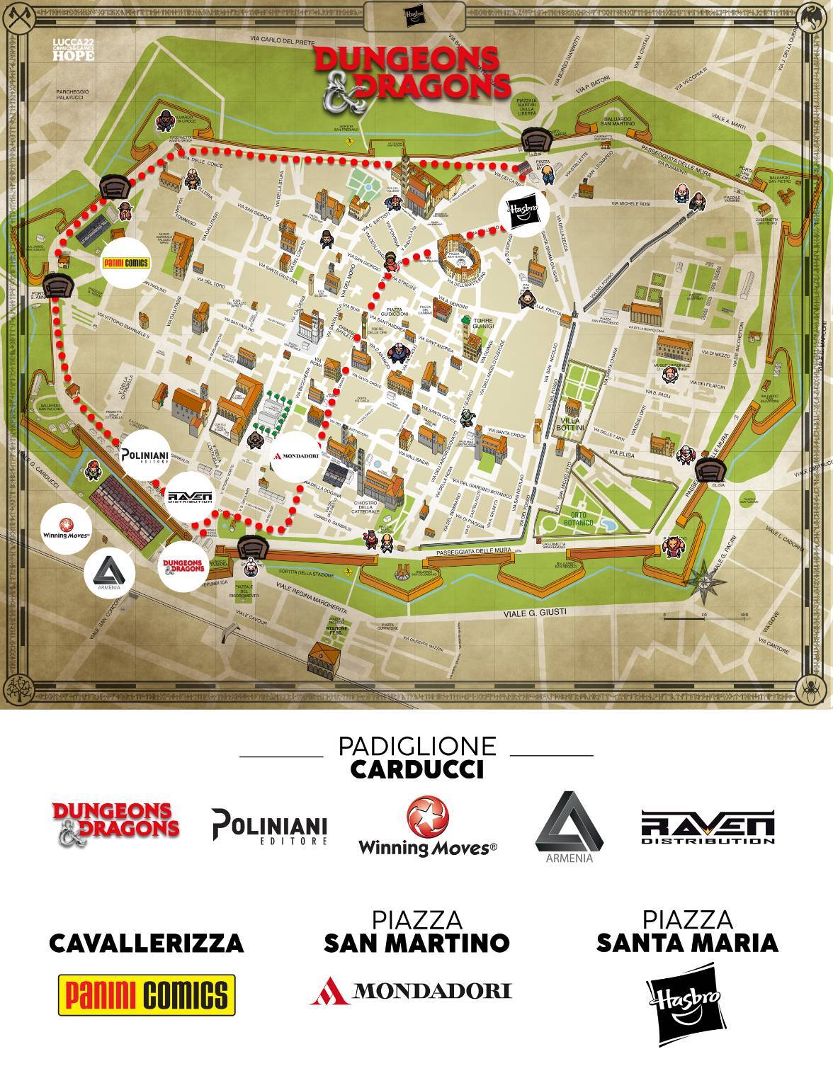Lucca Comics and Games 2022 – tutte le aree e gli espositori a tema ...