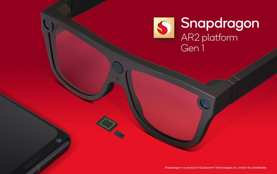 Qualcomm Snapdragon AR2 Gen 1, per occhiali AR eleganti e ad alte ...