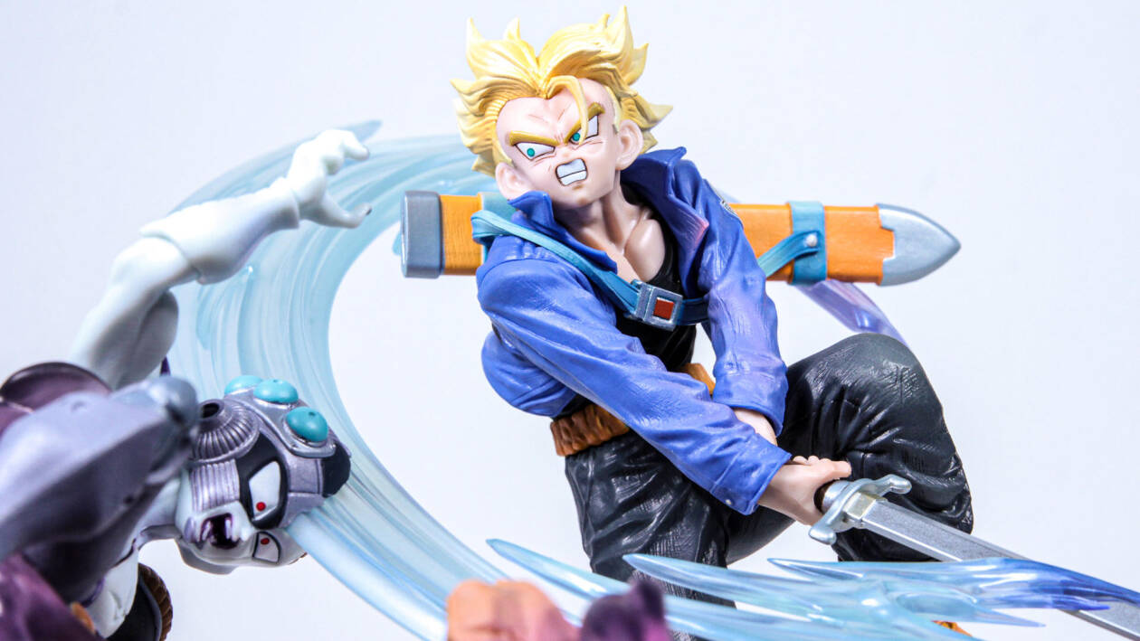 Trunks Vs Mecha Freezer, recensione: la statua Bandai dell'iconico ...