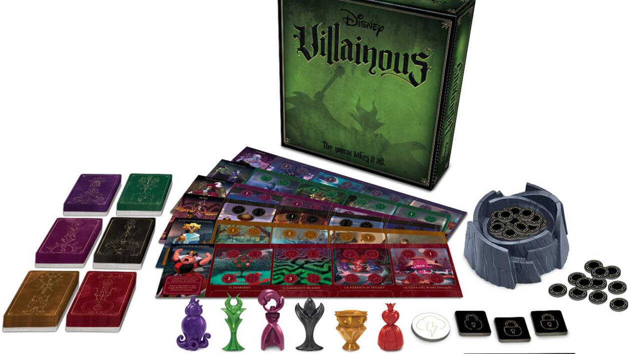 Villainous: l'amatissimo gioco da tavolo con i cattivi Disney scontato ...