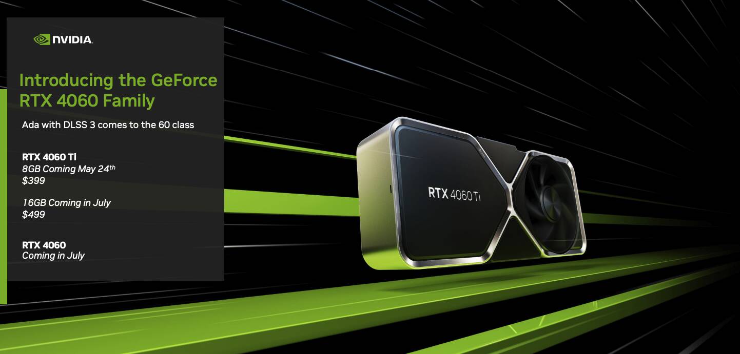 NVIDIA RTX 4060 Ti e RTX 4060 ufficiali, si parte da 335 euro - Tom's ...