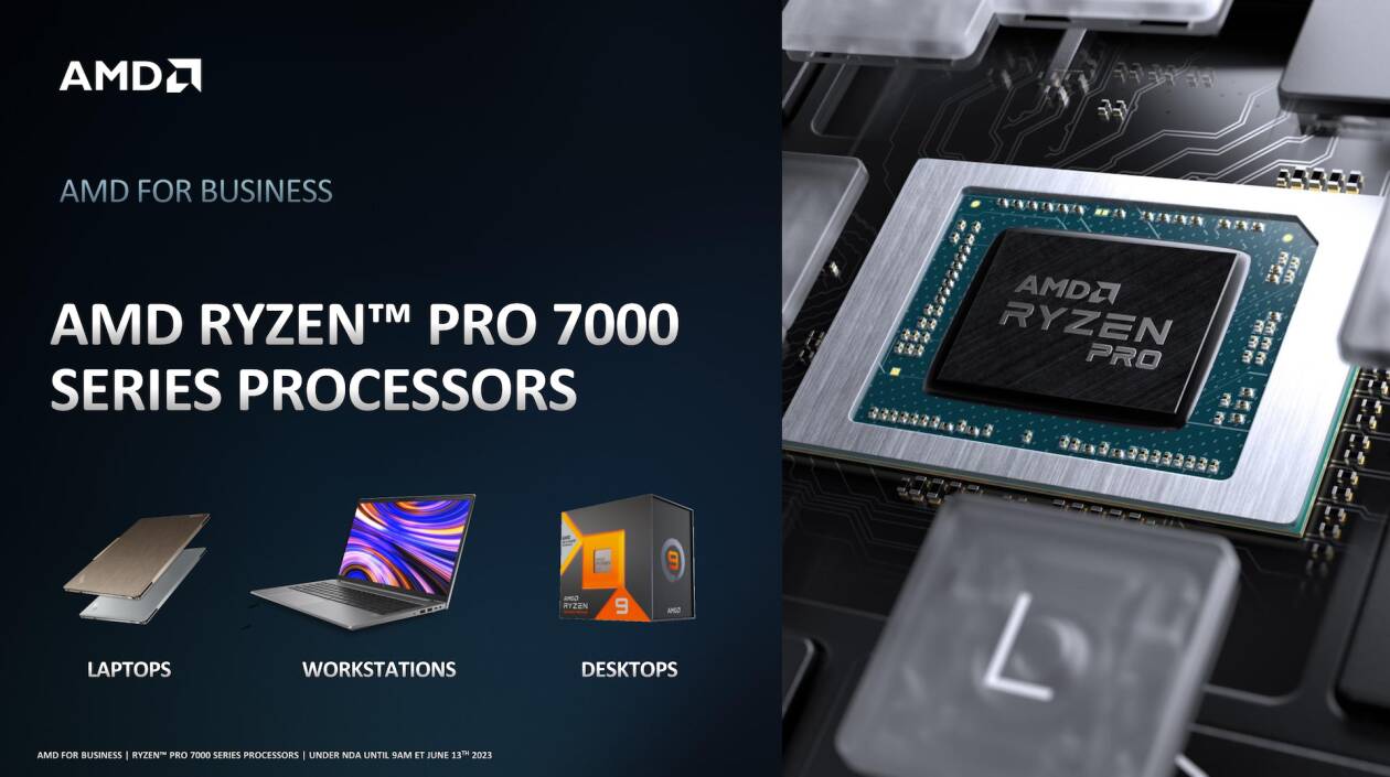 AMD annuncia i Ryzen 7000 Pro per desktop e notebook business - Tom's Hardware